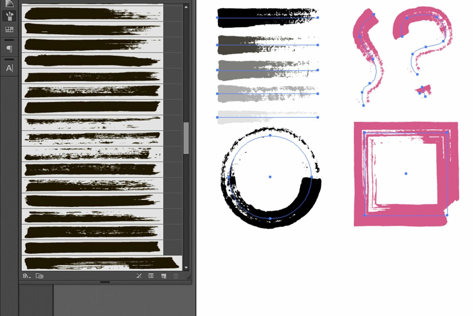 Vector stroke brushes – MasterBundles