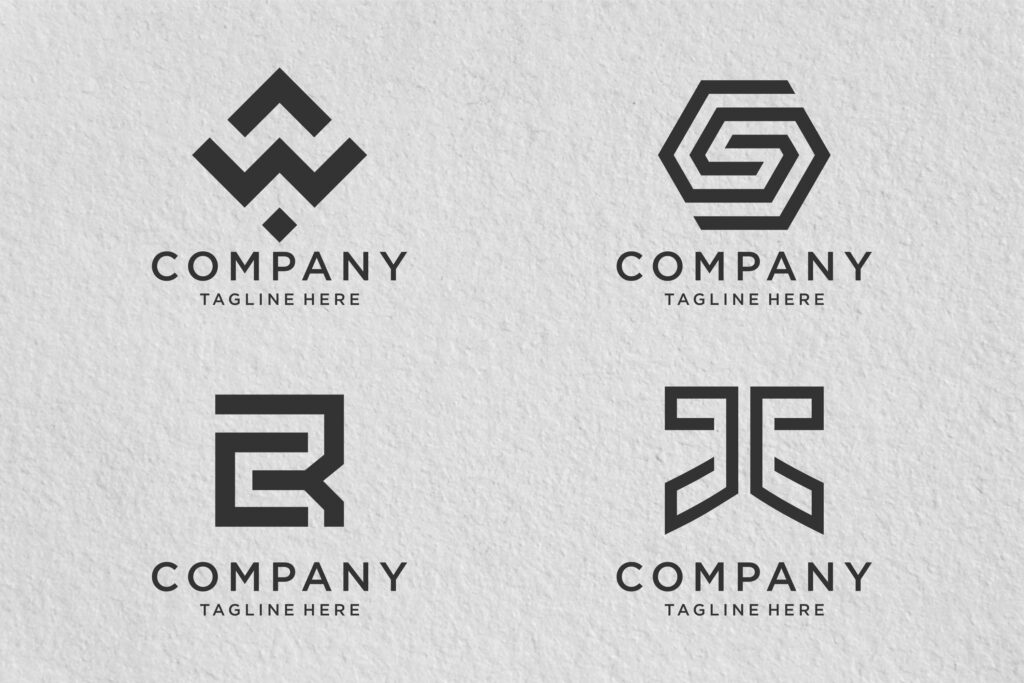 Set of monogram logo design. PART 3 – MasterBundles