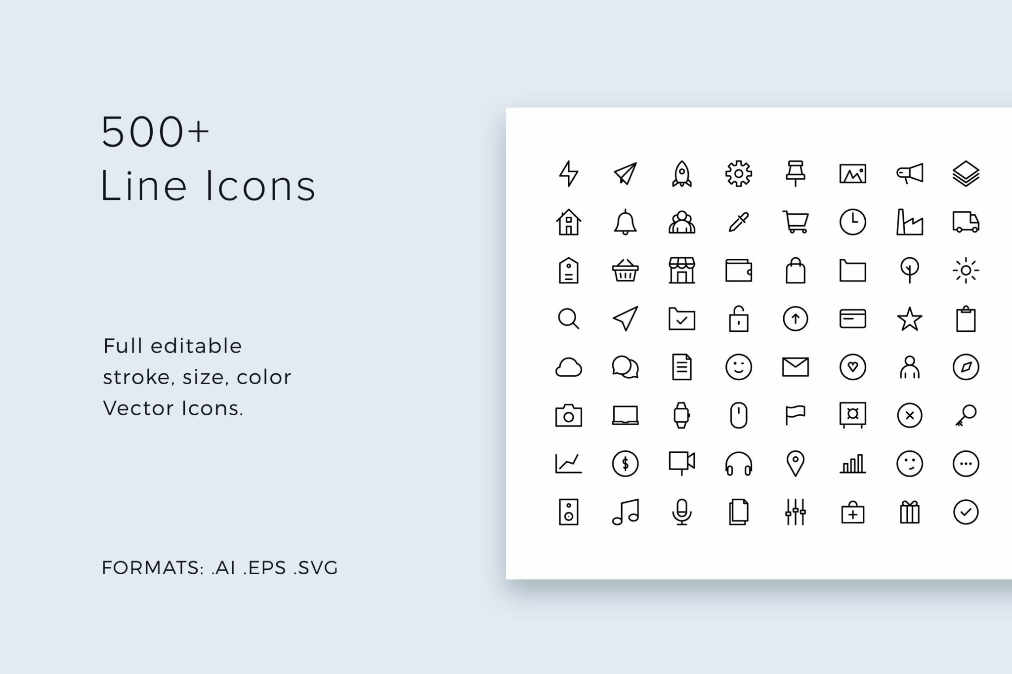 Line Icons Pack - modern & simple – MasterBundles