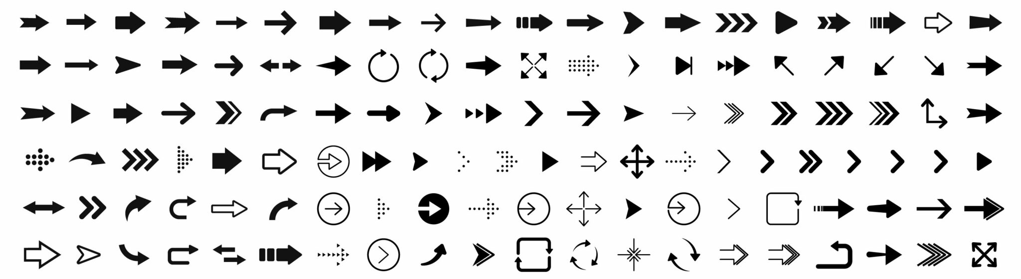 Arrow icon. Mega set of vector arrow – MasterBundles