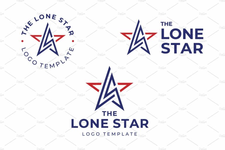 Letter L S Lone Star Texas Logo – MasterBundles