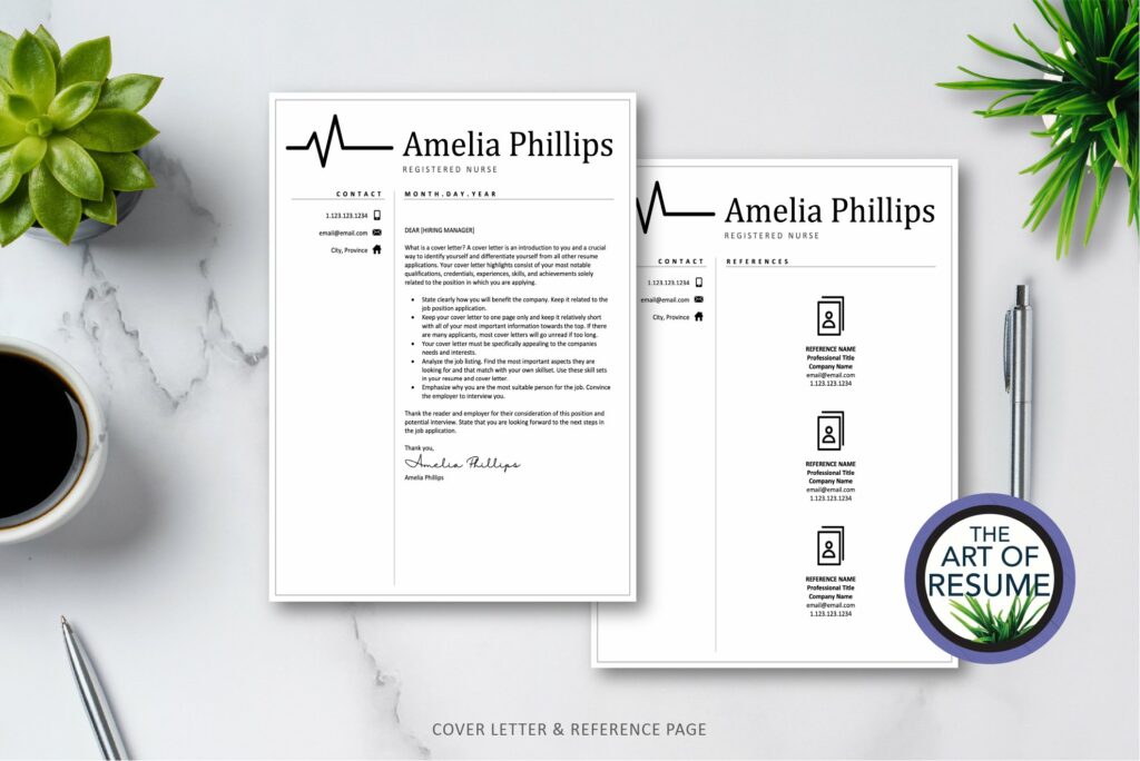 Nurse Resume Template Medical CV – MasterBundles
