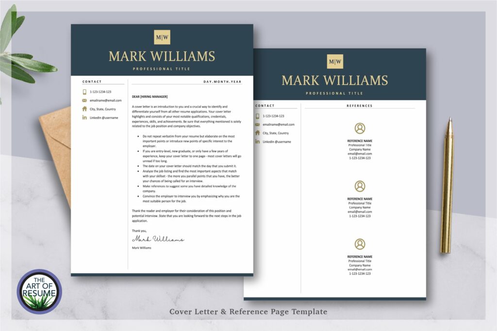 Executive Resume Template Design – MasterBundles
