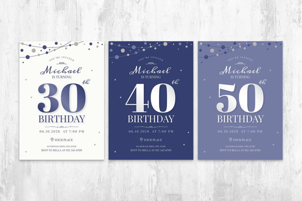 Birthday Party Flyer / Invitation – MasterBundles