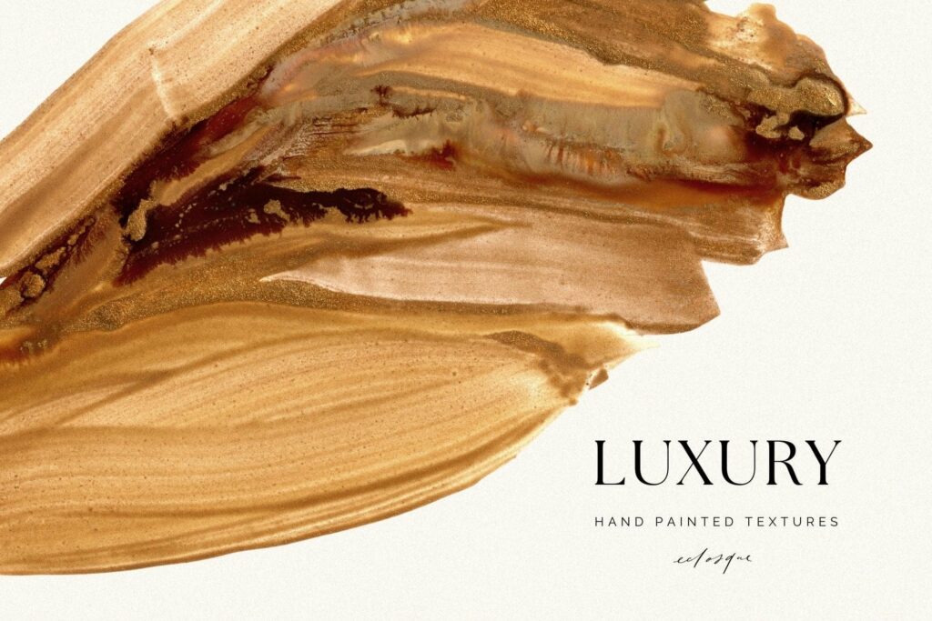 Abstract Hand Painted Gold Textures – MasterBundles