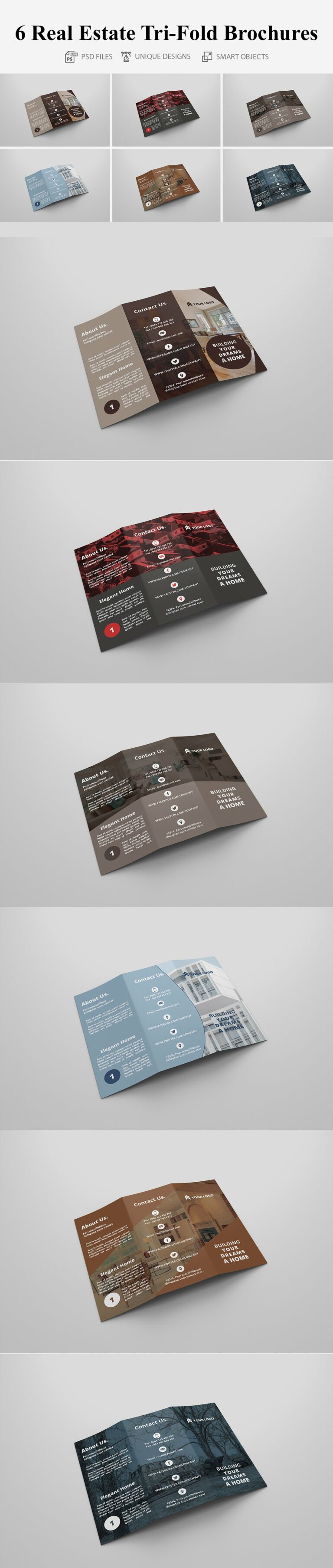 Real Estate Tri-fold Brochures – MasterBundles