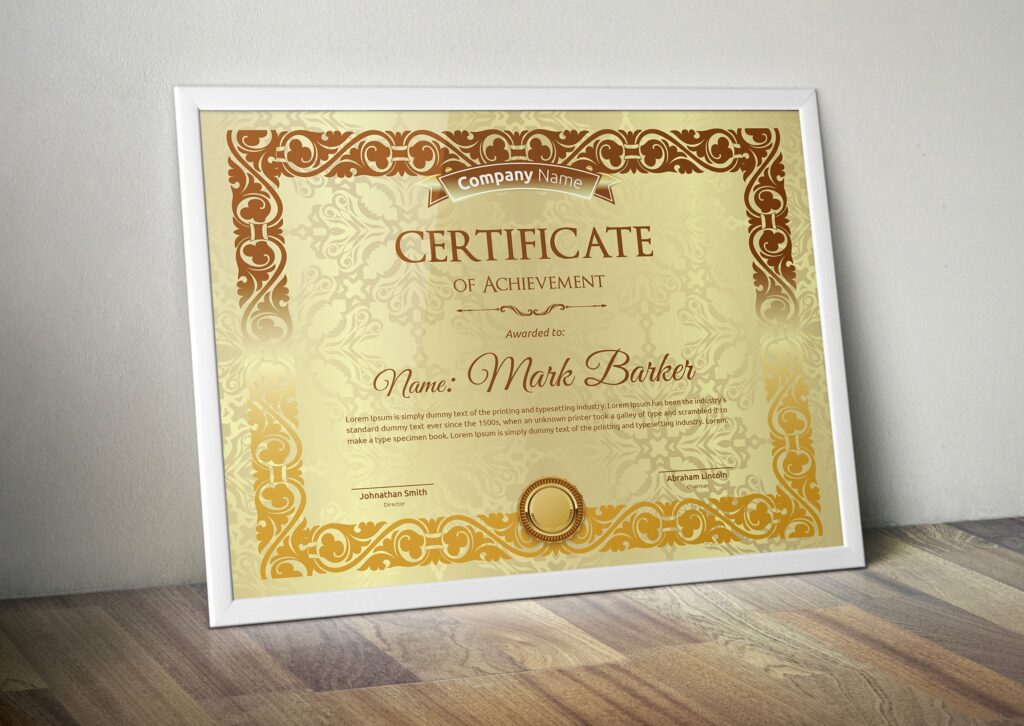 Vintage Certificate Bundle - MS Word – MasterBundles