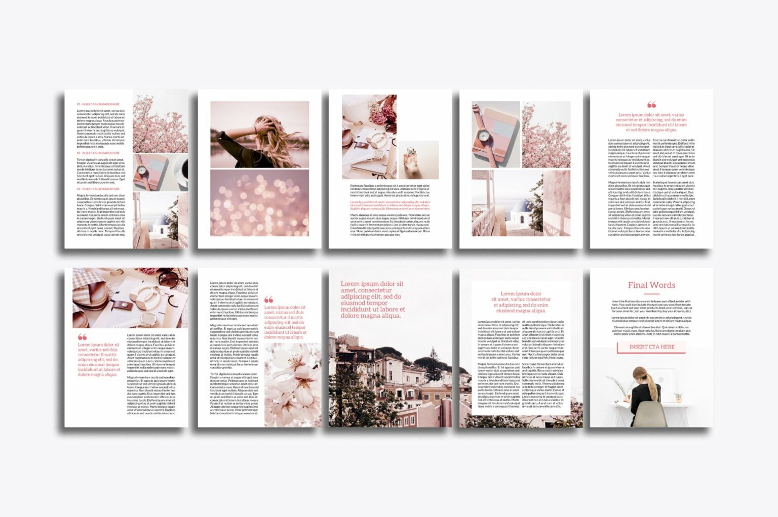 Canva E-book Template | 40+ Pages – MasterBundles