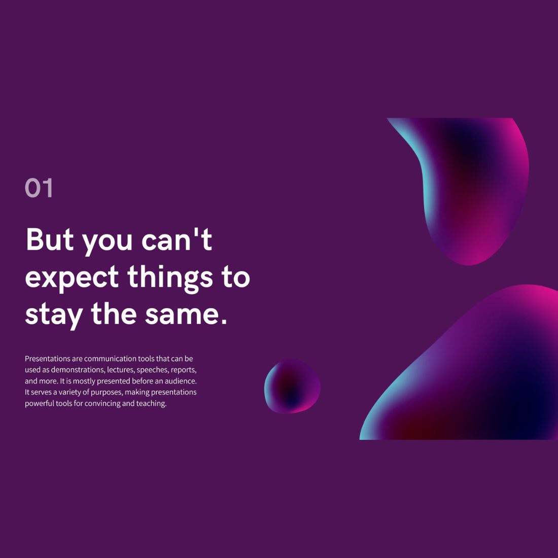 The Future of Communication Purple and Black technology presentation ...