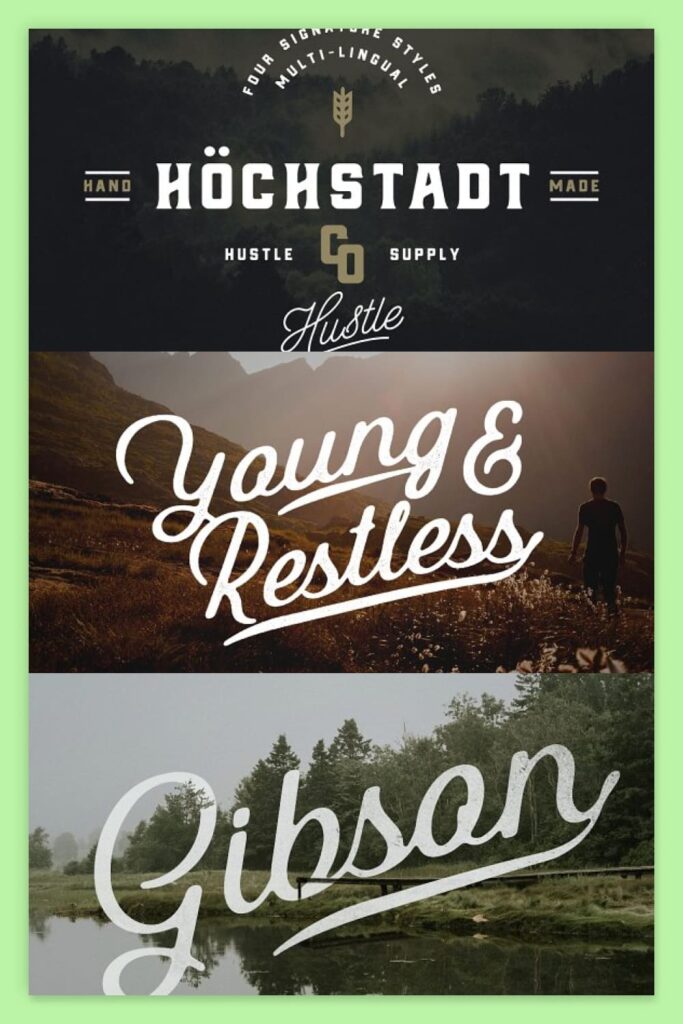 30+ Awesome Fonts for Logos and Websites - MasterBundles