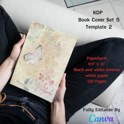 KDP Book Cover Set Canva Template – Paperback - MasterBundles