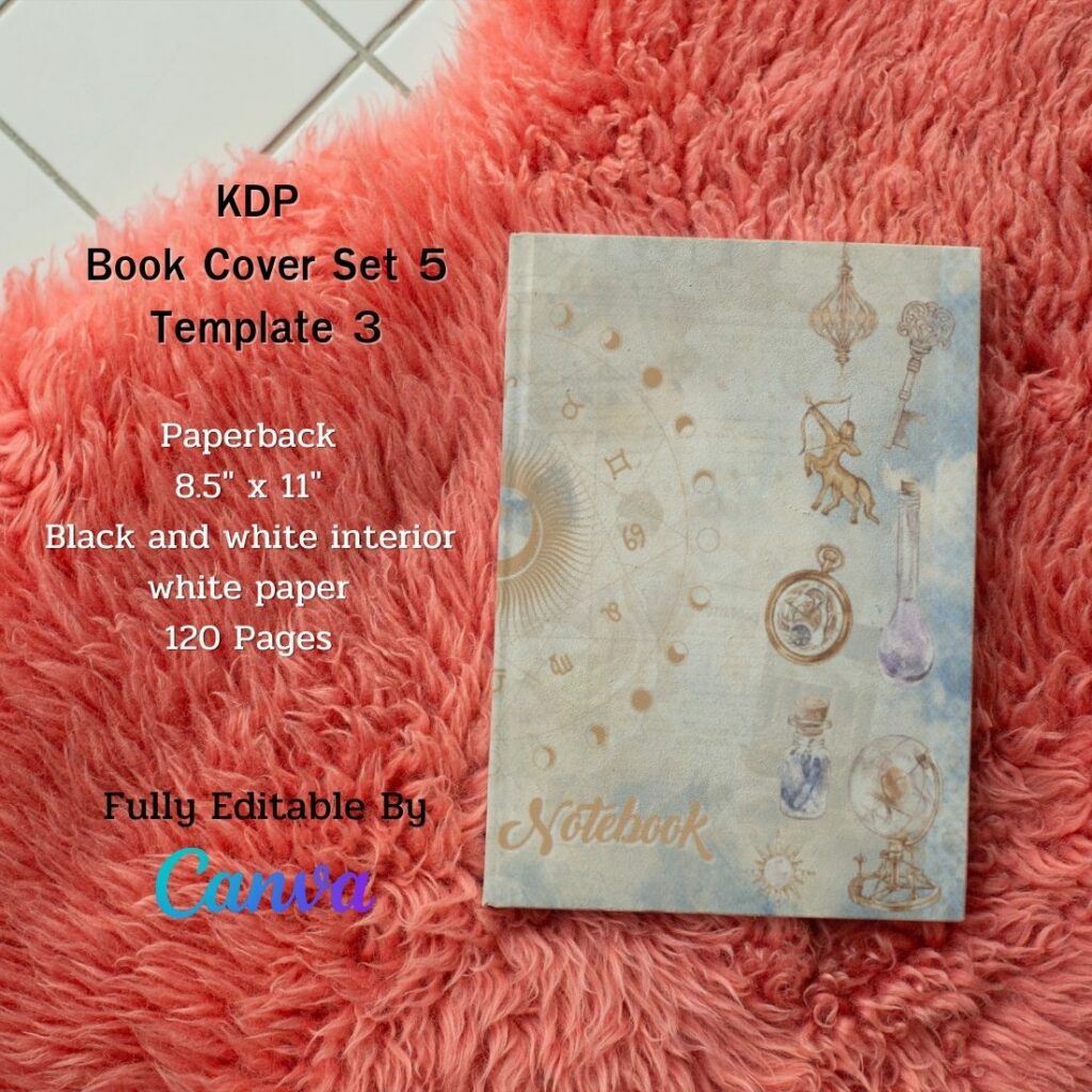 KDP Book Cover Set Canva Template – Paperback - MasterBundles