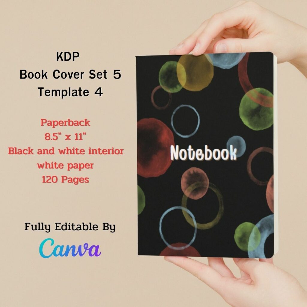KDP Book Cover Set Canva Template – Paperback - MasterBundles