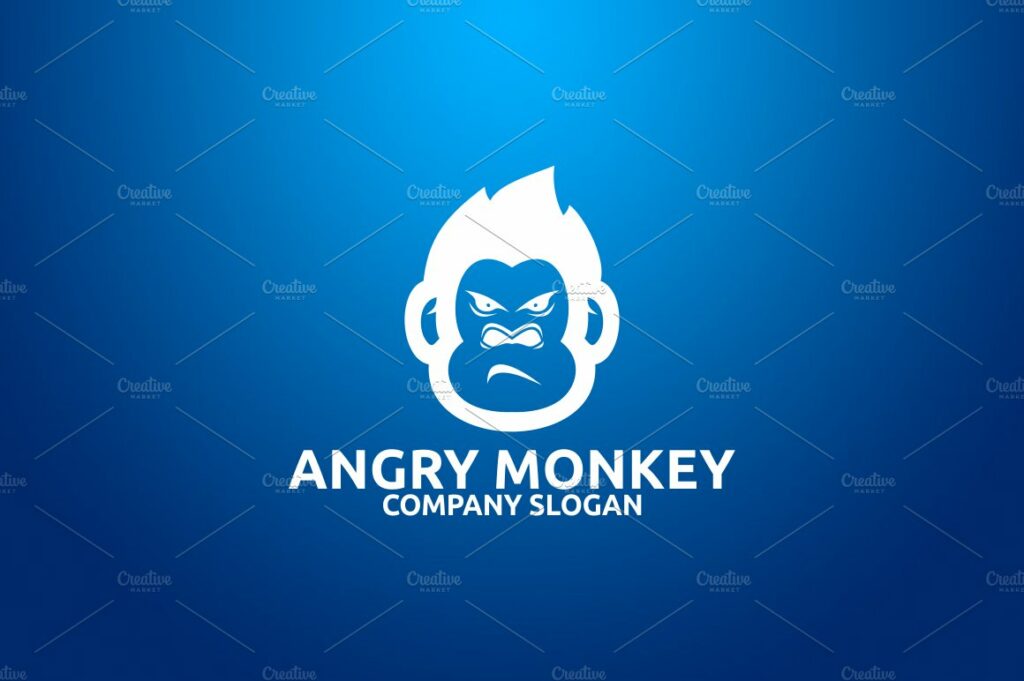 Angry Monkey Logo – MasterBundles