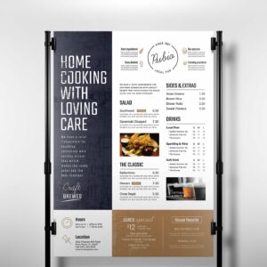 A3 Bar Poster Menu Template – MasterBundles