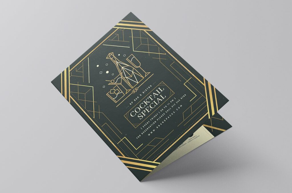 Art Deco Menu Templates – MasterBundles