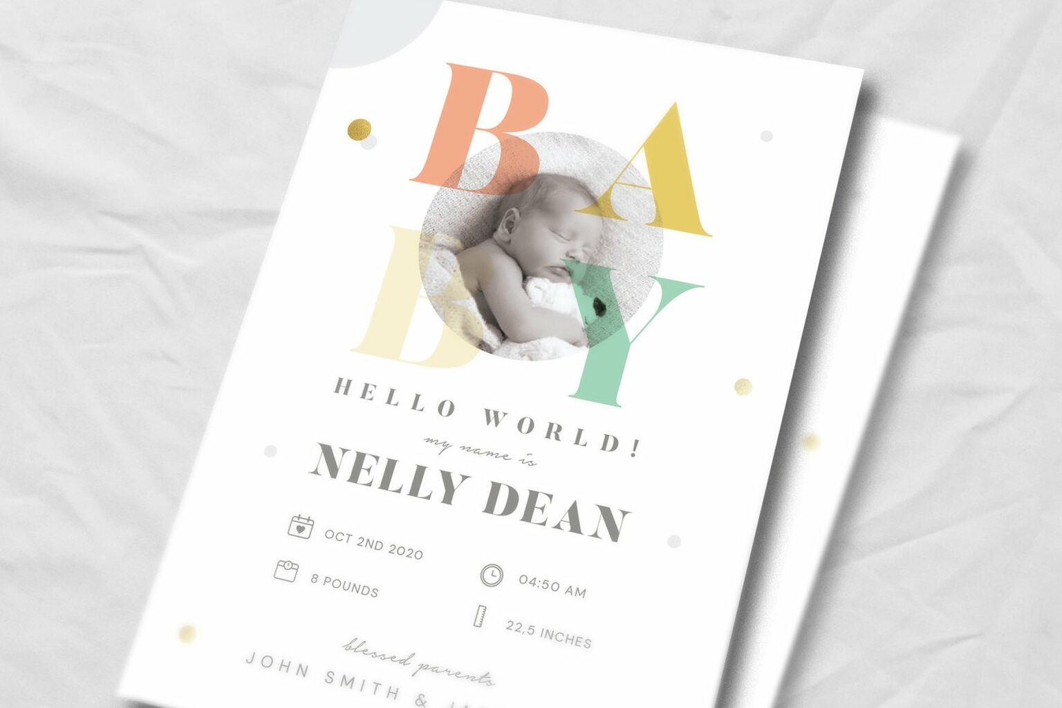 Baby Shower & Baby Announcement Flye – MasterBundles