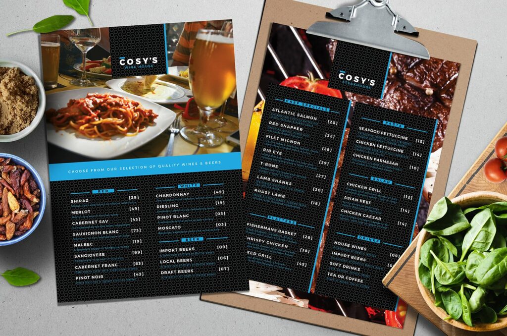 Restaurant Menu Templates Pack – MasterBundles