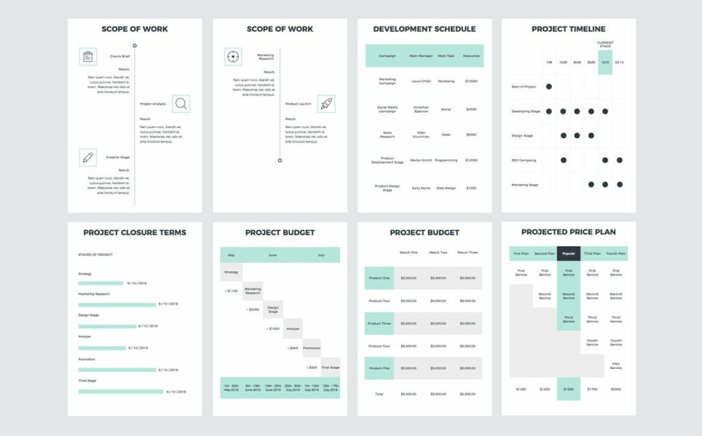 3 in 1 Project Proposal Bundle – MasterBundles