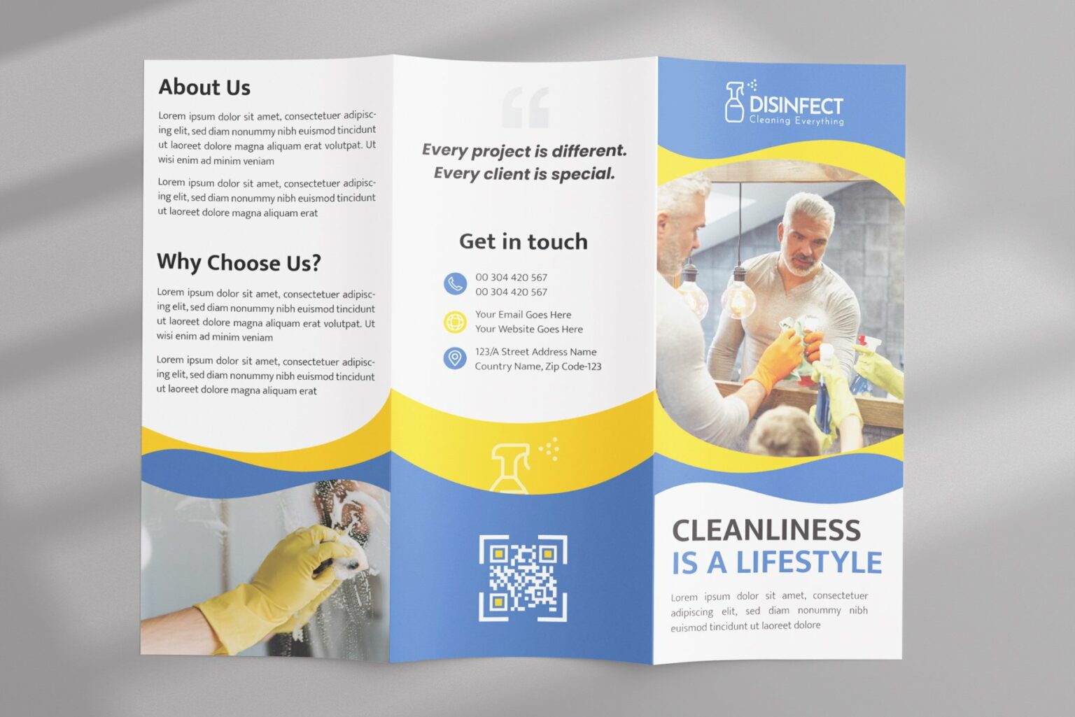 Cleaning Services Trifold Brochure – MasterBundles