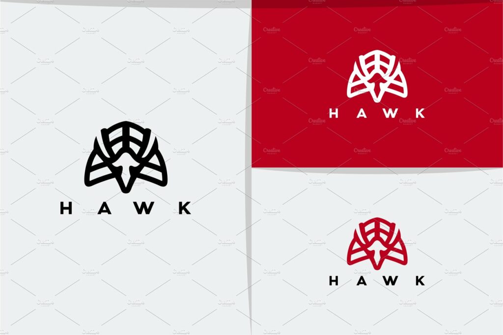 Abstract Hawk Head Logo – MasterBundles