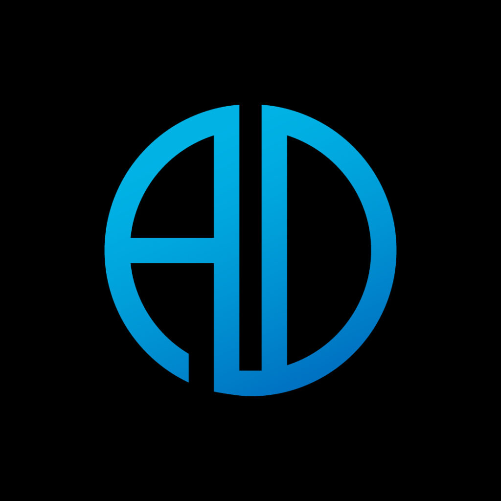 Initial AD Letter logo design, Vector design concept - MasterBundles