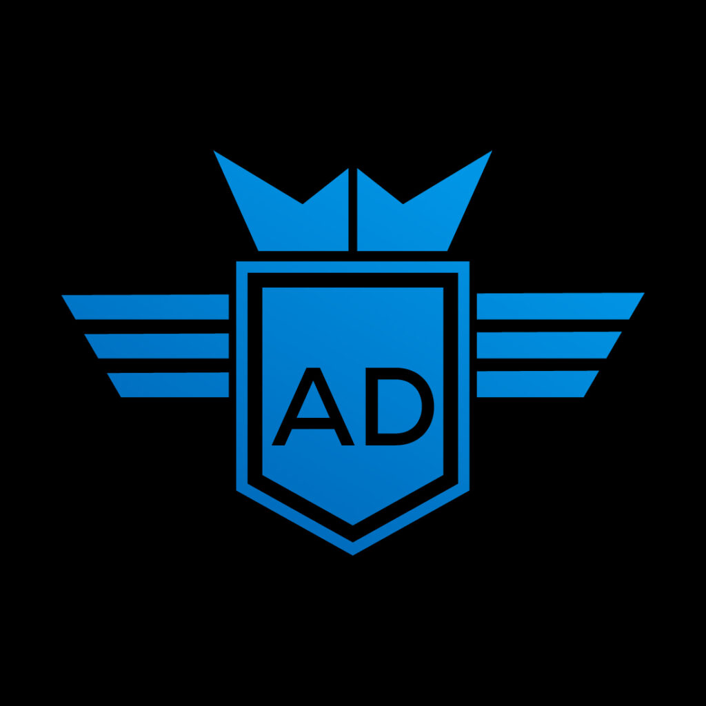 Initial AD Letter logo design, Vector design concept - MasterBundles