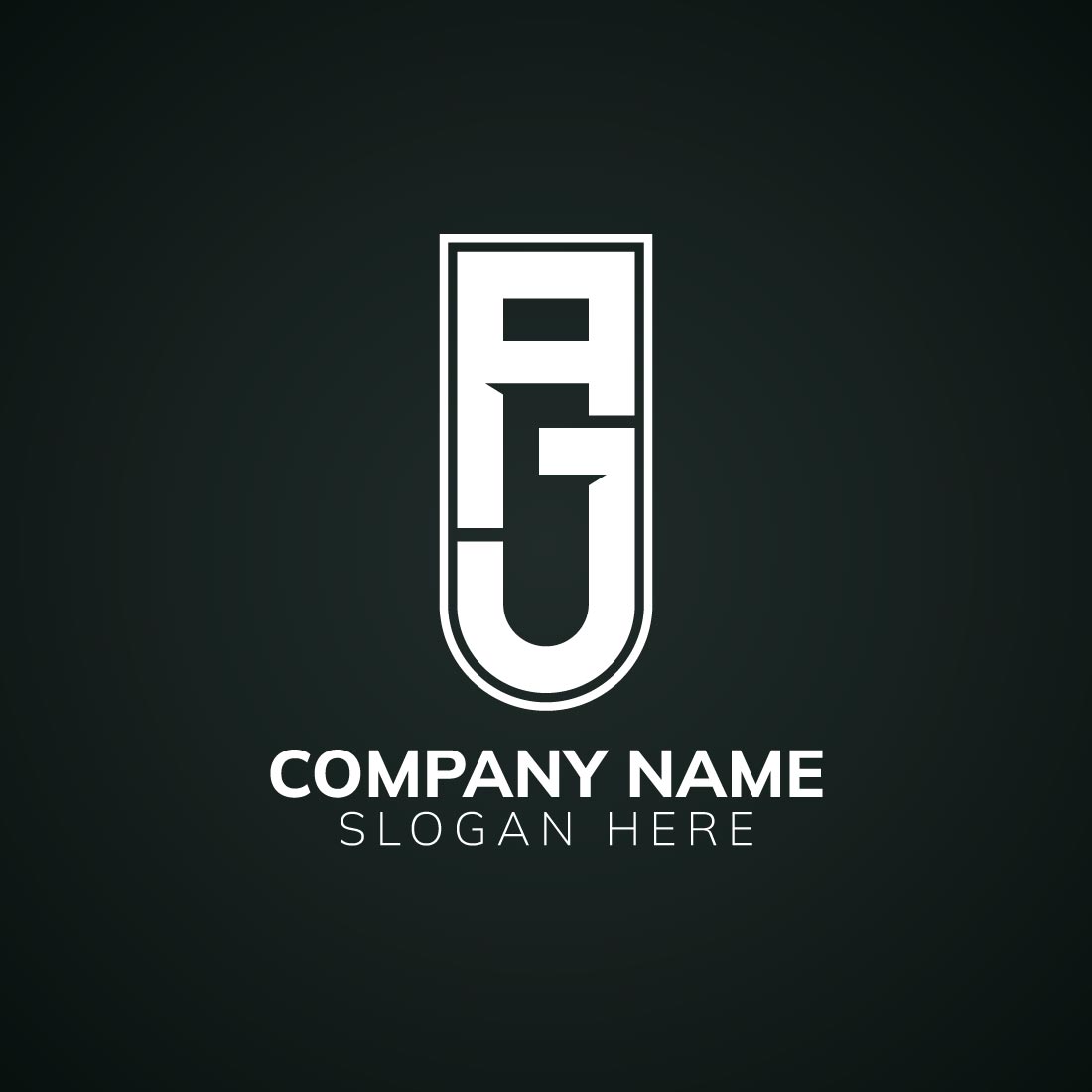 Company letter AJ logo luxury design Vector Template - MasterBundles