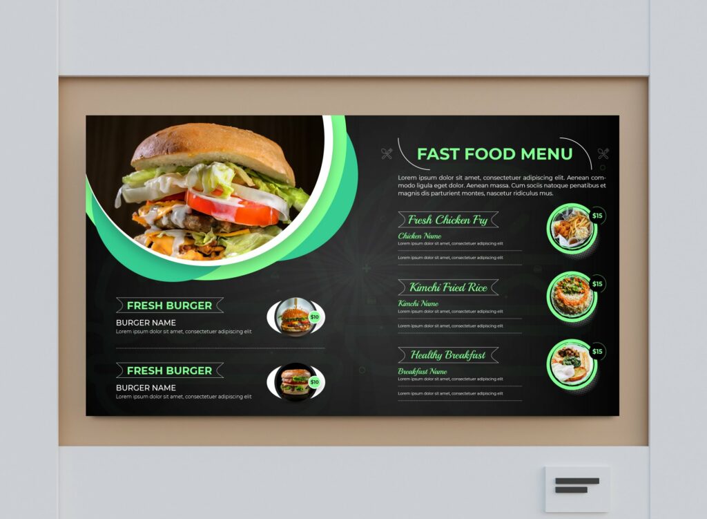 Digital Menu Design Templates – MasterBundles