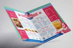 A3 American Diner Menu Template – MasterBundles