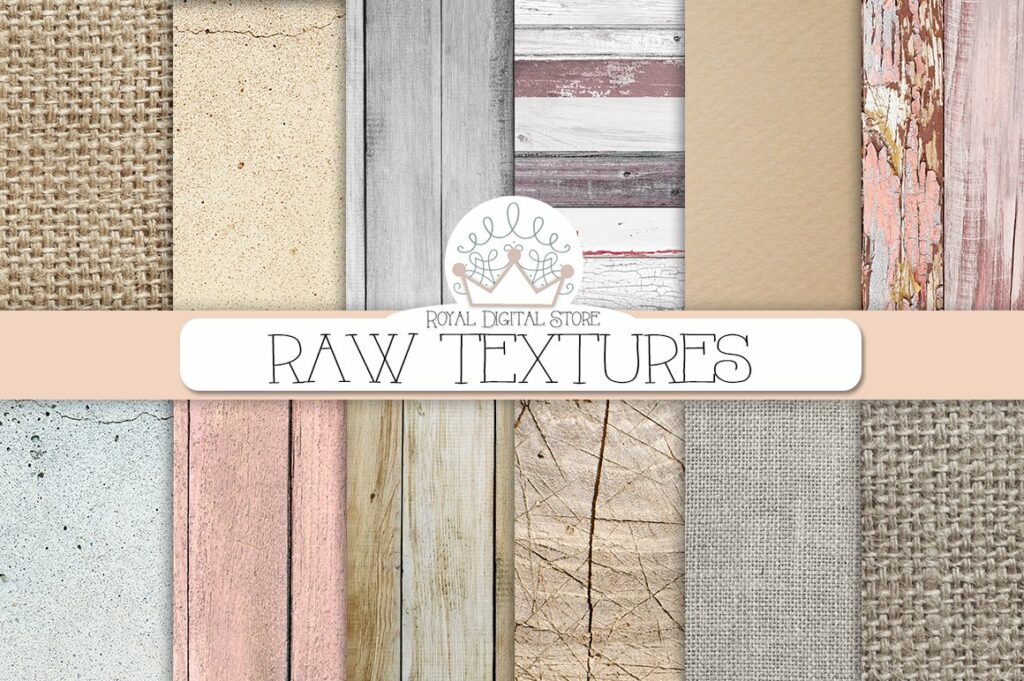 RAW TEXTURES digital paper – MasterBundles