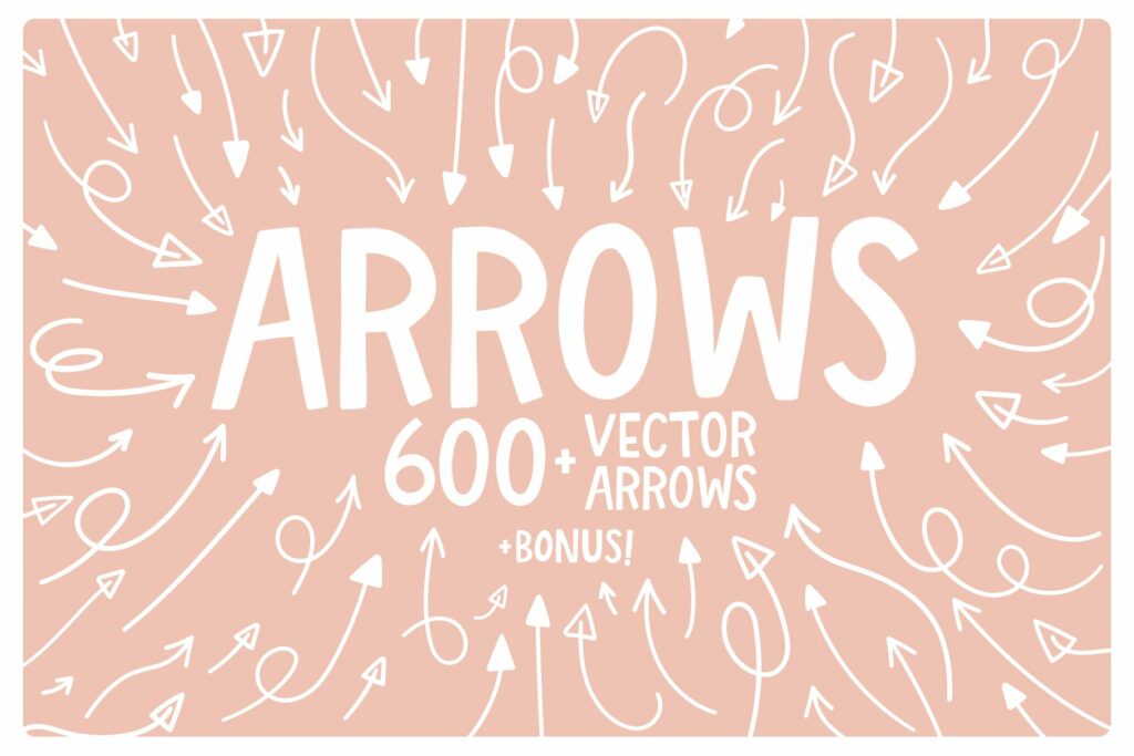 Hand Drawn Arrows Vector Pack – MasterBundles