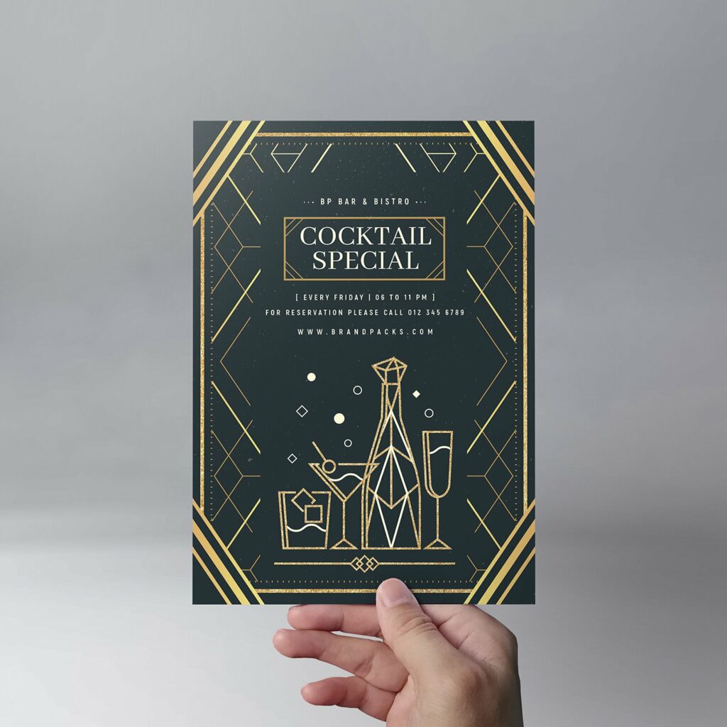 Art Deco Menu Templates – MasterBundles