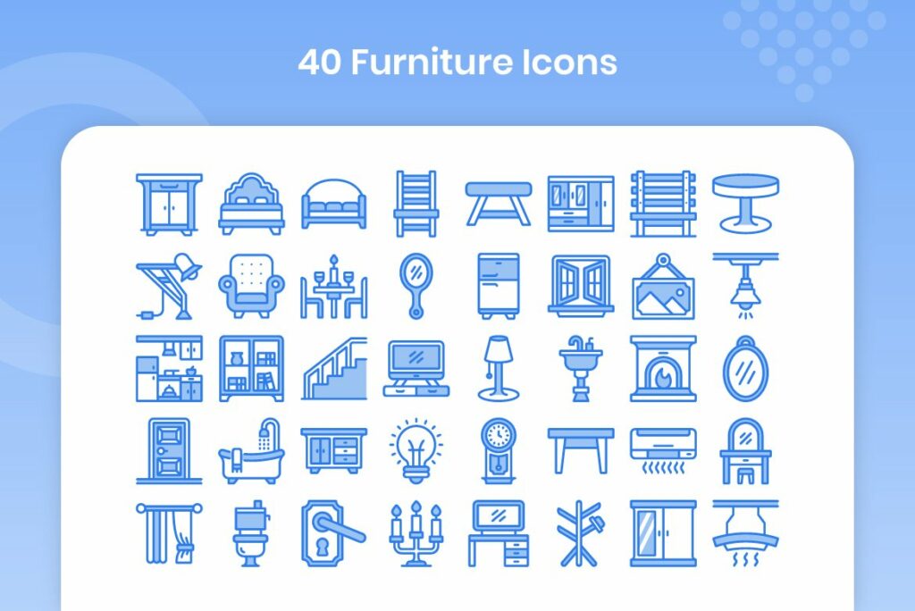 40 Furniture - Lineal Color – MasterBundles