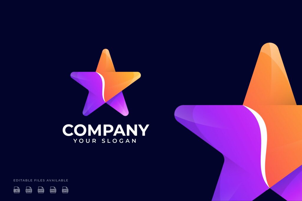 Star Gradient Color Logo – MasterBundles