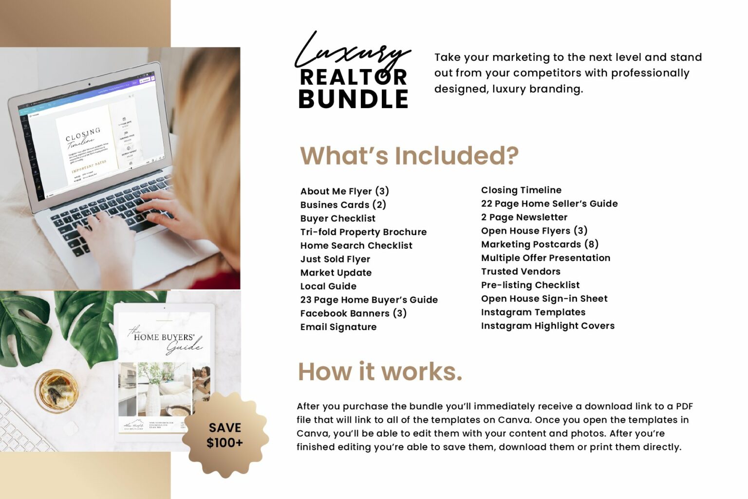 Realtor Template Bundle | Canva – MasterBundles