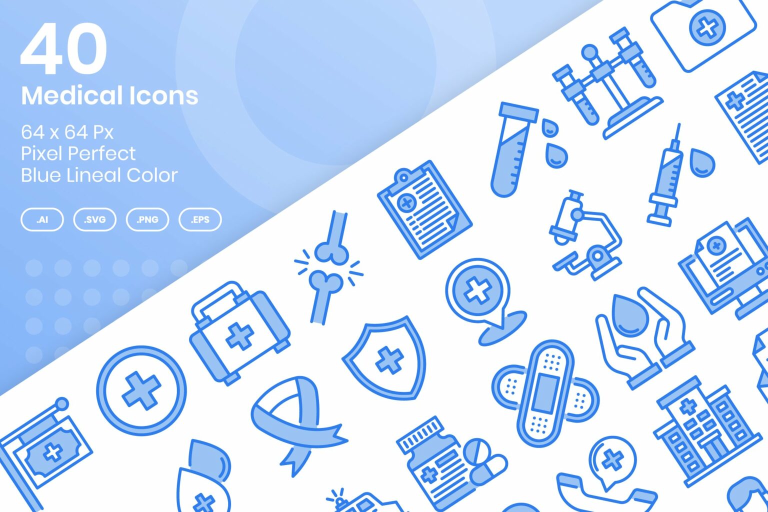 40 Medical - Lineal Color – MasterBundles
