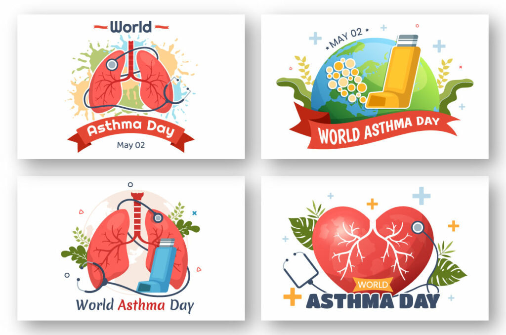 14 World Asthma Day Illustration - MasterBundles