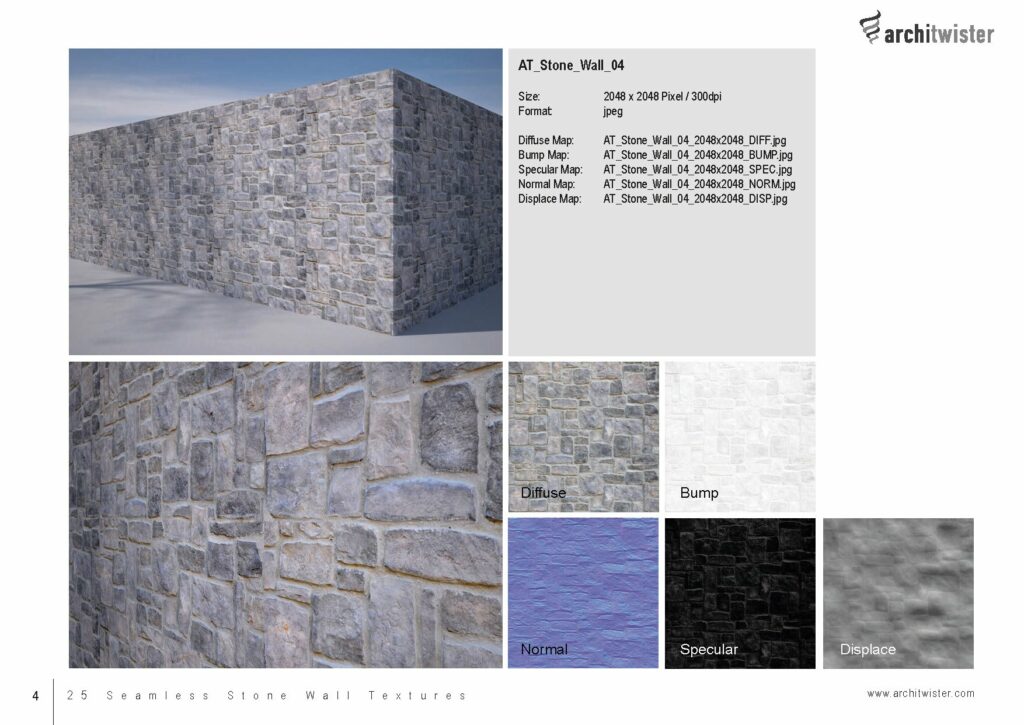 25 Seamless Stone Wall Textures – MasterBundles