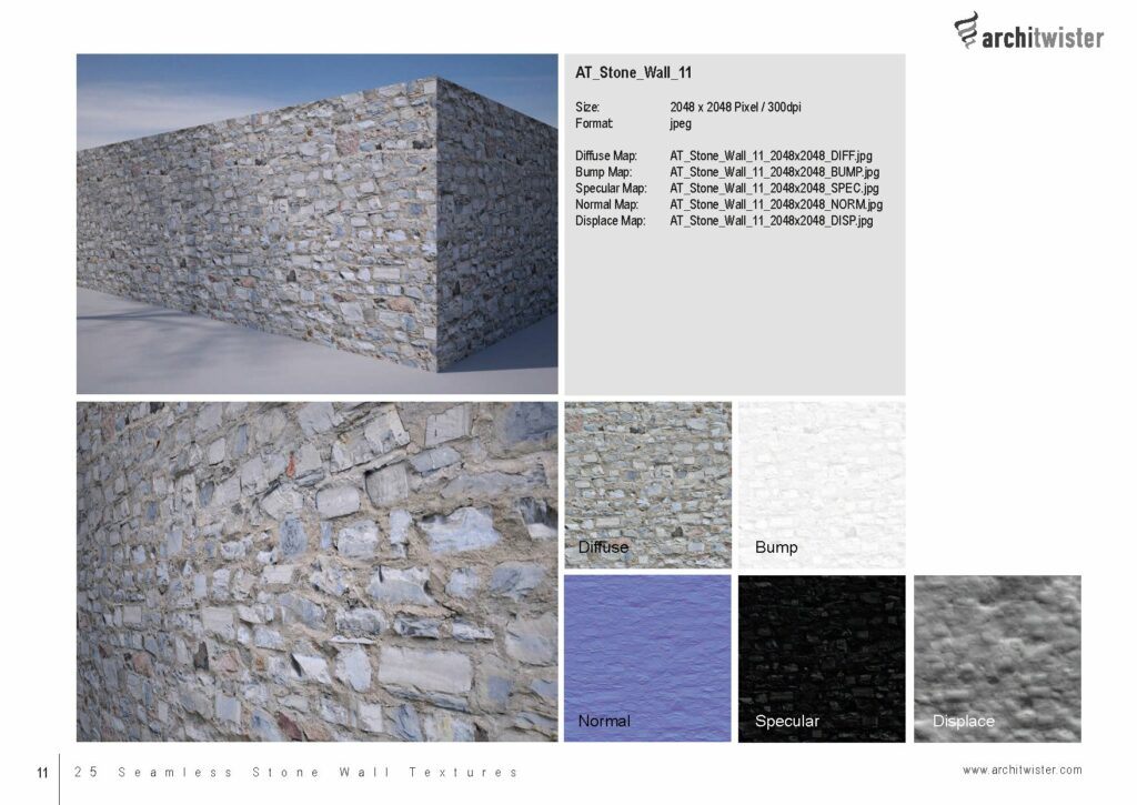 25 Seamless Stone Wall Textures – MasterBundles