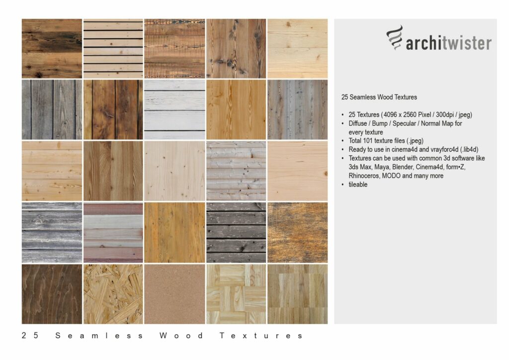 25 Seamless Wood Textures – MasterBundles
