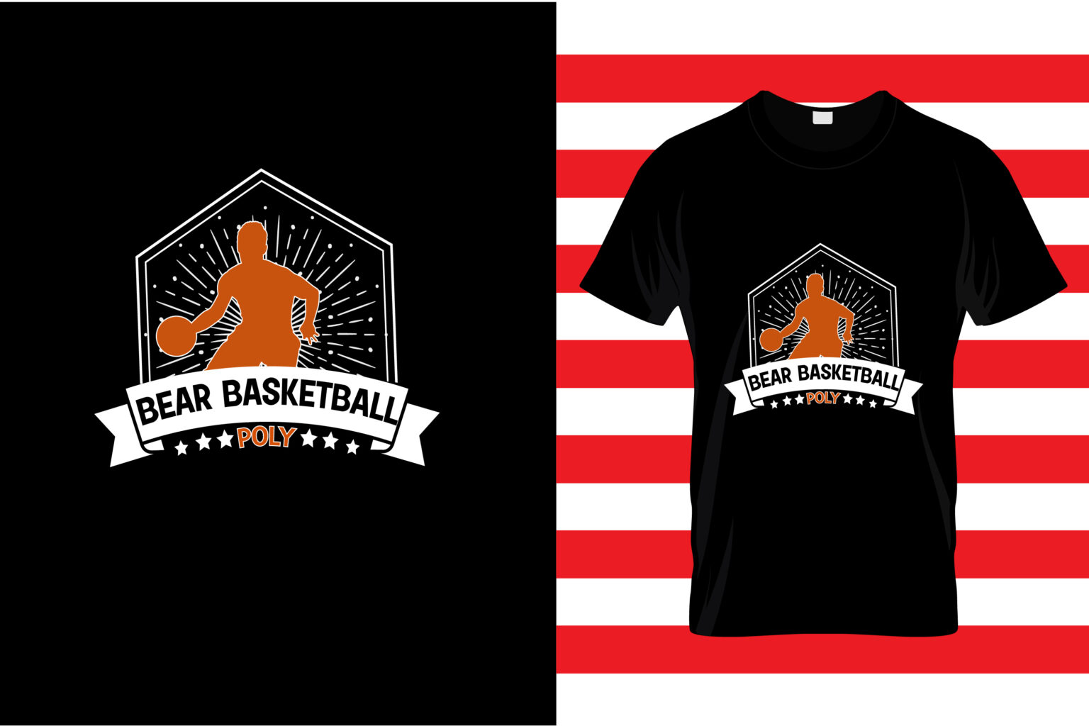 BASKETBALL CUSTOM T SHIRT DESIGN - MasterBundles