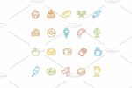 Bakery and Pastry Icons Set. Vector – MasterBundles