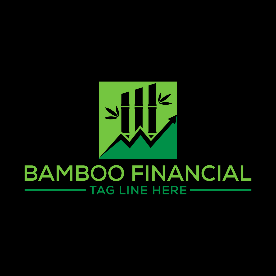 Bamboo Financial logo design, Vector design template - MasterBundles