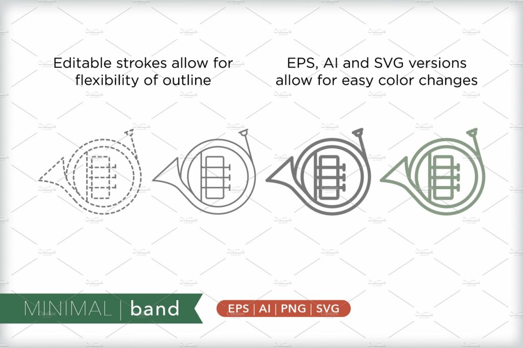 Minimal band icons – MasterBundles