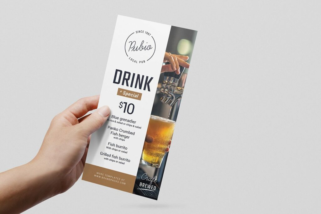 Bar Menu Templates Pack – MasterBundles