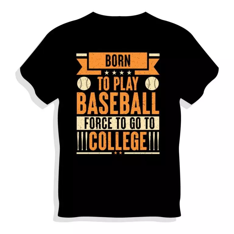 T-shirt with Baseball Design - MasterBundles