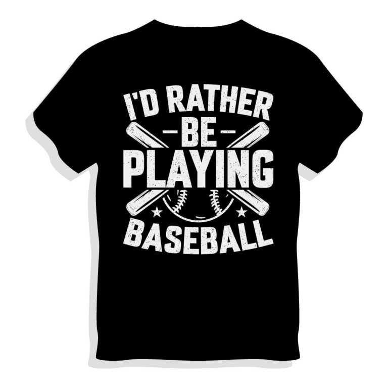 T-shirt with Baseball Design - MasterBundles