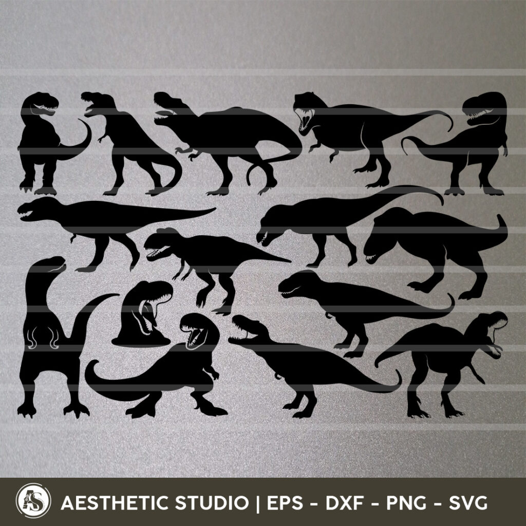 T-rex Bundle, T-rex SVG, T-rex, Dinosaur Svg, Animal Svg, T-rex ...