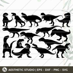 T-rex Bundle, T-rex SVG, T-rex, Dinosaur Svg, Animal Svg, T-rex ...